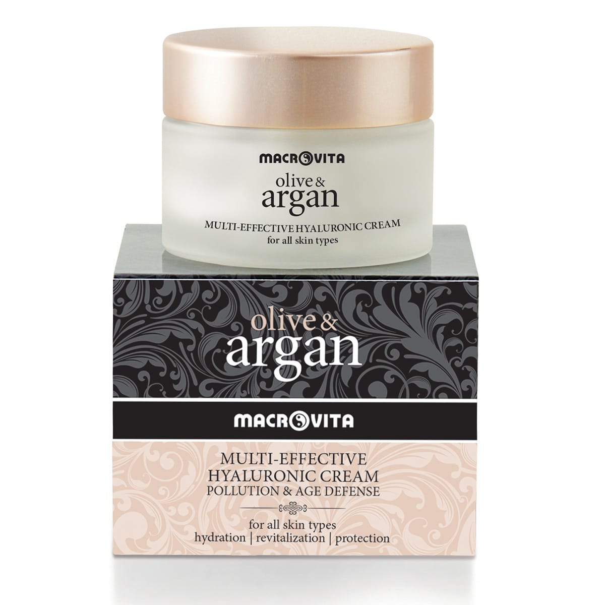 MACROVITA Multi-efektivna krema sa hijialuronom i arganom 50 ml ...