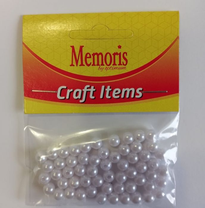 MEMORIS Craft biseri 5/1 beli | Online prodaja | Ananas