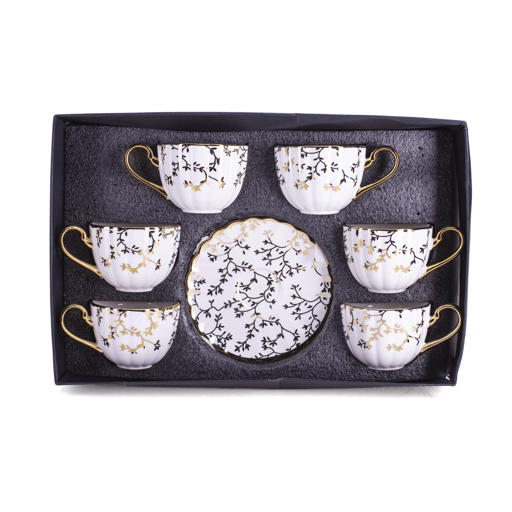DIKER HOME Porcelanske šolje, 6 komada, Bele | Online prodaja | Ananas