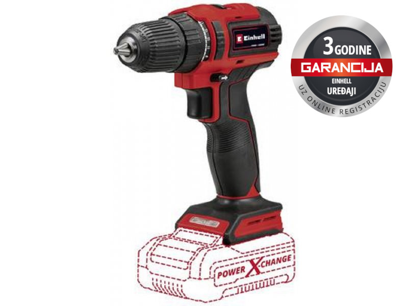 EINHELL TE-CD 18/40 Li BL Solo Akumulatorska bušilica Power X-Change, 4513997 | Online prodaja ...