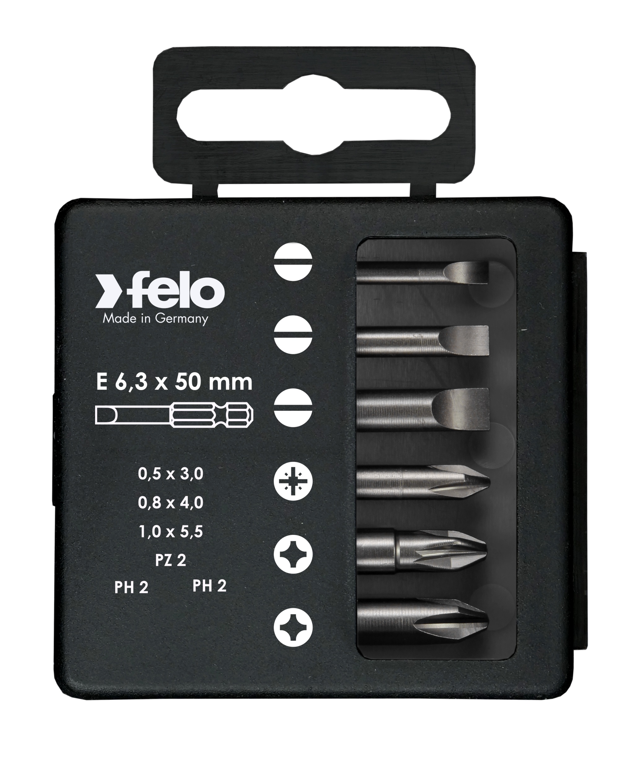 FELO Set bitova Industrial Bit-box Profi 50 mm SL/PH/PZ 03092516 6 kom ...