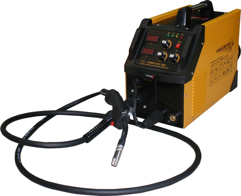 WELDSTAR Инвертер апарат за заварување комбиниран + CO2 160A 6.8kW ...