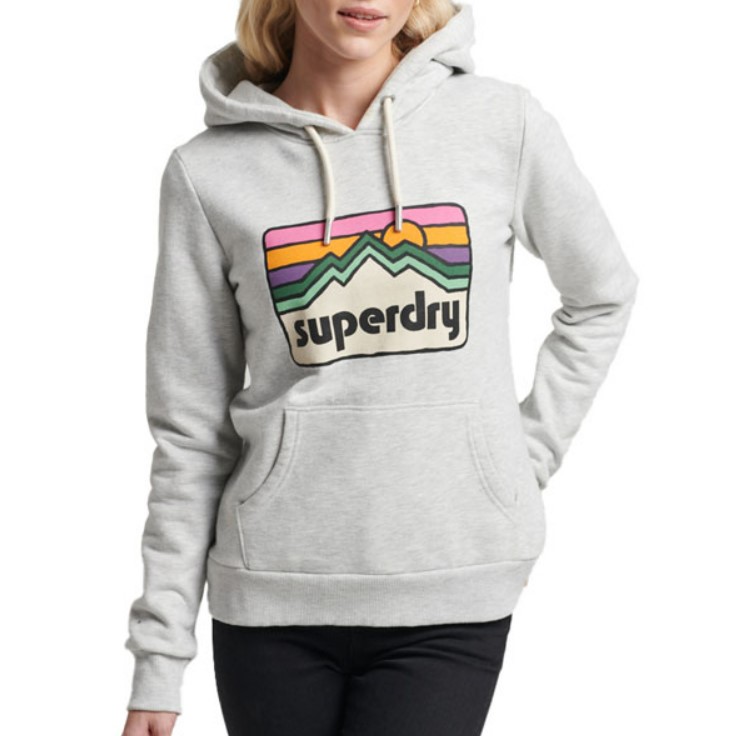 SUPERDRY Ženski duks Vintage 90s svetlosivi | Online prodaja | Ananas BiH