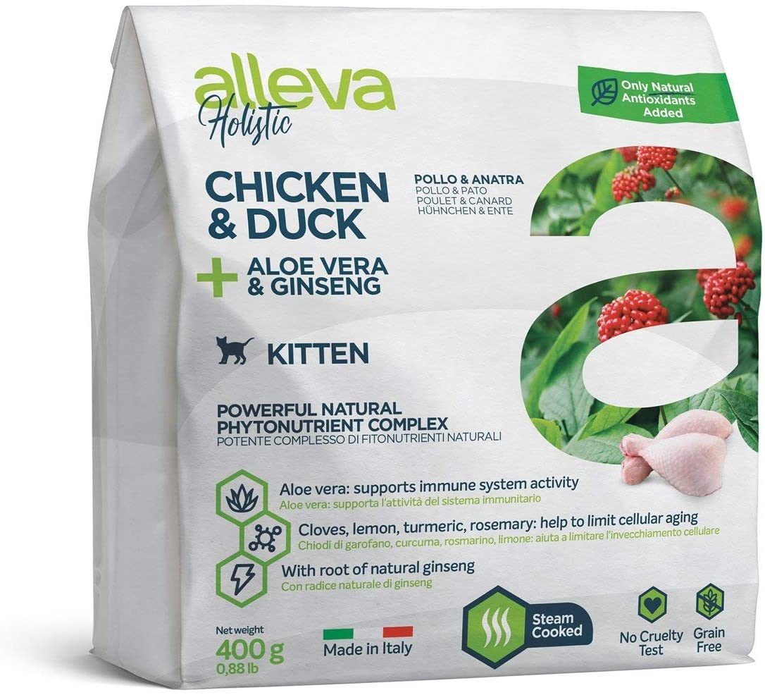 ALLEVA Suva hrana za mačke Holistic Kitten piletina i pačetina sa aloe ...