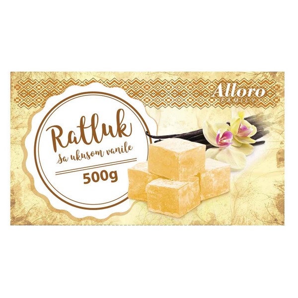 Alloro Ratluk Vanila, 500g | Online prodaja | Ananas