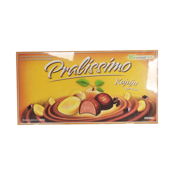 BG Produkt Praline Kajsija, 180g | Online prodaja | Ananas