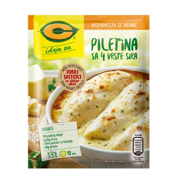 C Ideja za Piletina sa 4 vrste sira, 32g | Online prodaja | Ananas