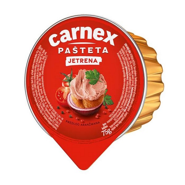 CARNEX Pašteta Jetrena 75g | Online prodaja | Ananas