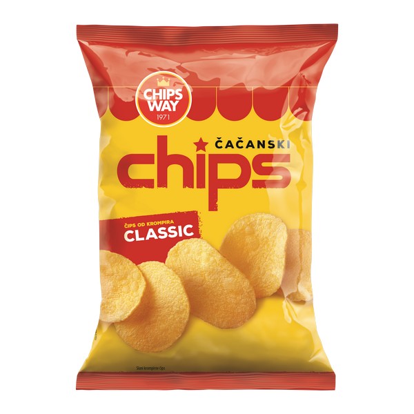 CHIPS WAY Nelt Čips Classic, 150g | Online prodaja | Ananas