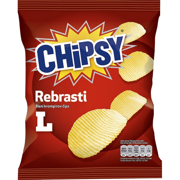 Chipsy Rebrasti L, 40g | Online prodaja | Ananas