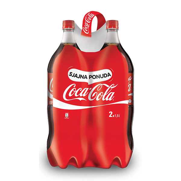Coca-Cola Gazirani sok, 2x1.5L | Online prodaja | Ananas