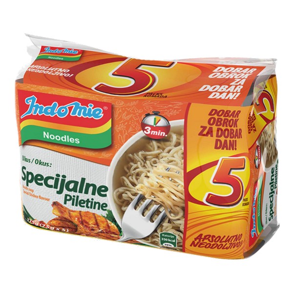 INDOMIE Instant supa sa testeninom Piletina special 375g | Online ...