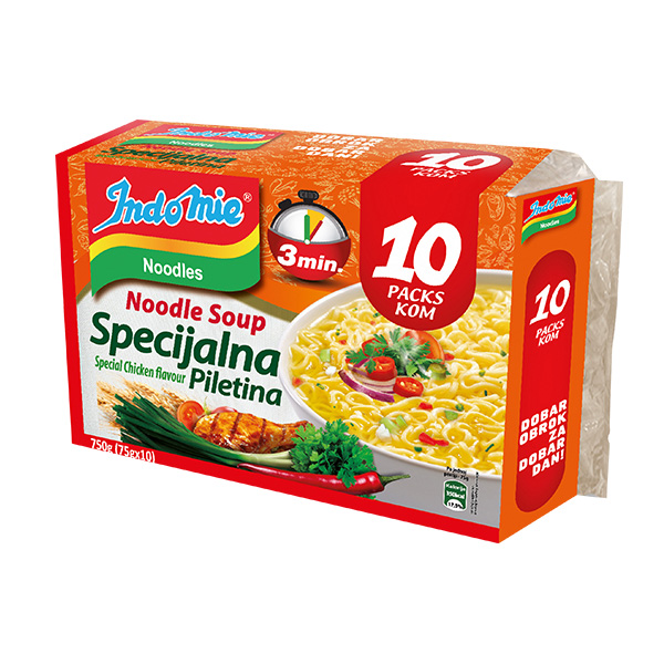 Indomie Instant supa sa testeninom Specijalna piletina, 10x75g | Online ...