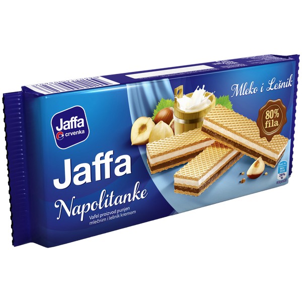 JAFFA Napolitanka Mleko i lešnik 187g | Online prodaja | Ananas