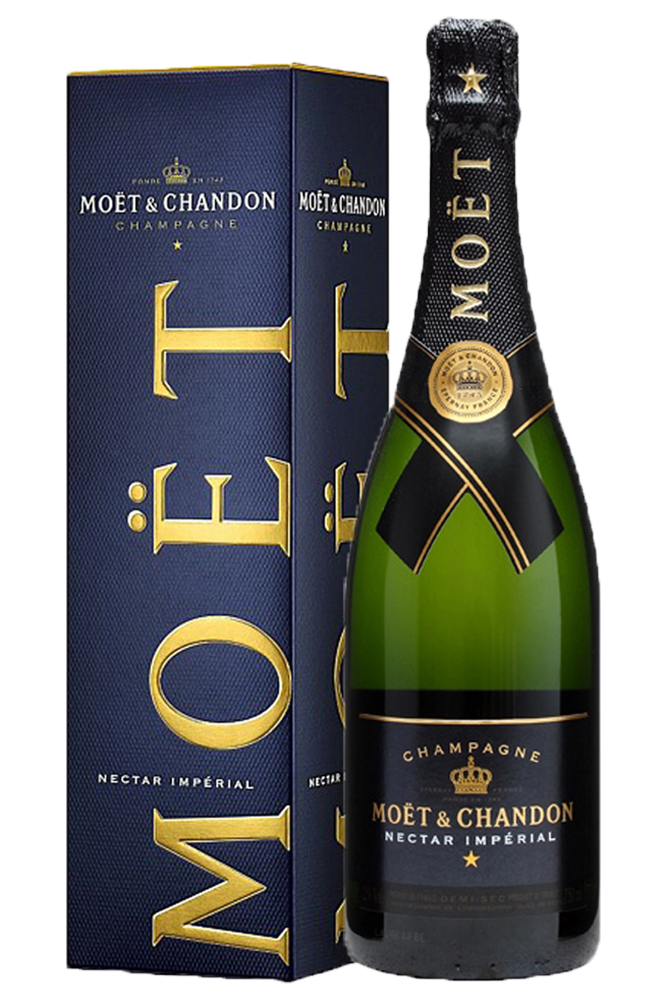 MOET & CHANDON Nectar Imperial Champagne Box 0.75L (12% Alc ...
