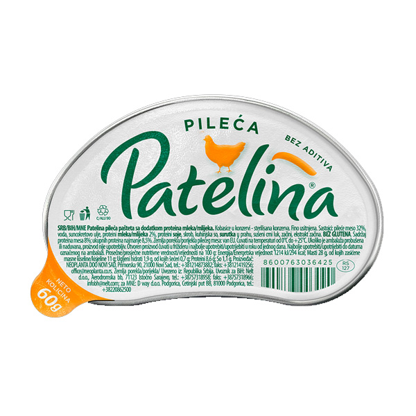 Patelina Pašteta Pileća, 60g | Online prodaja | Ananas