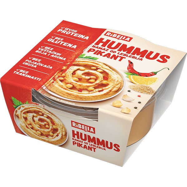 RIBELLA Humus Pikant Nelt 200g | Online prodaja | Ananas