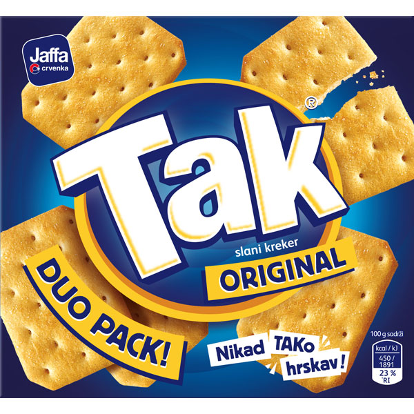 TAK JAFFA Krekeri Clasic slani, 200g | Online prodaja | Ananas