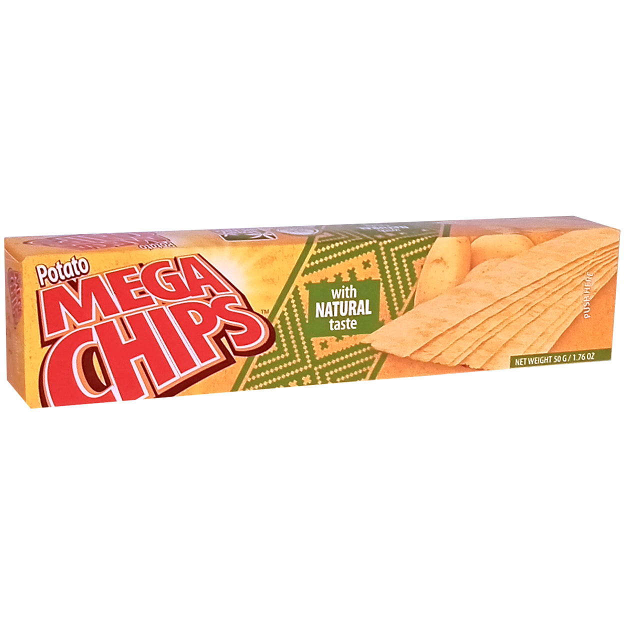 MEGA CHIPS Čips slani, 50g | Online prodaja | Ananas