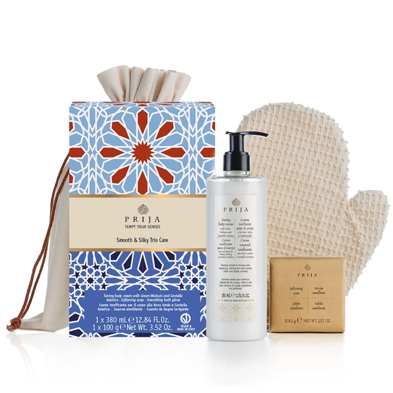 PRIJA Krema za telo 380ml, Sapun 100g i rukavica za kupanje | Online ...