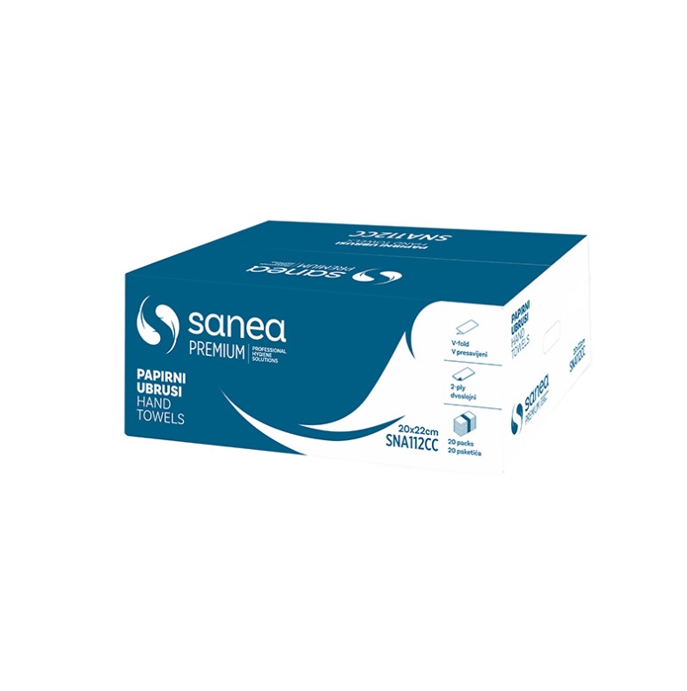 SANEA Ubrusi složivi Premium, 20 paketa, 200 listića | Online prodaja ...