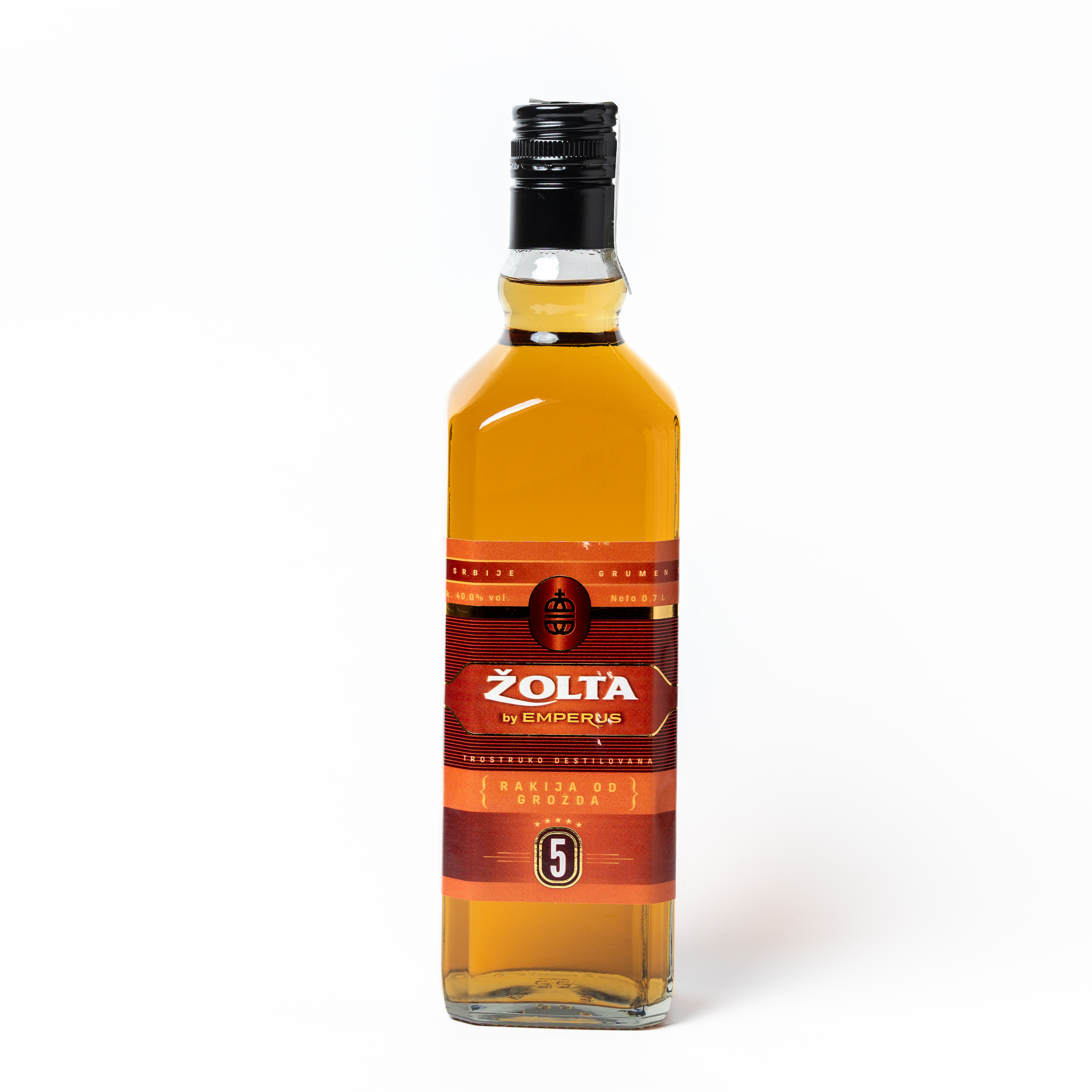 Emperus Rakija od grožđa Žolta barik 5, 0,7l | Online prodaja | Ananas