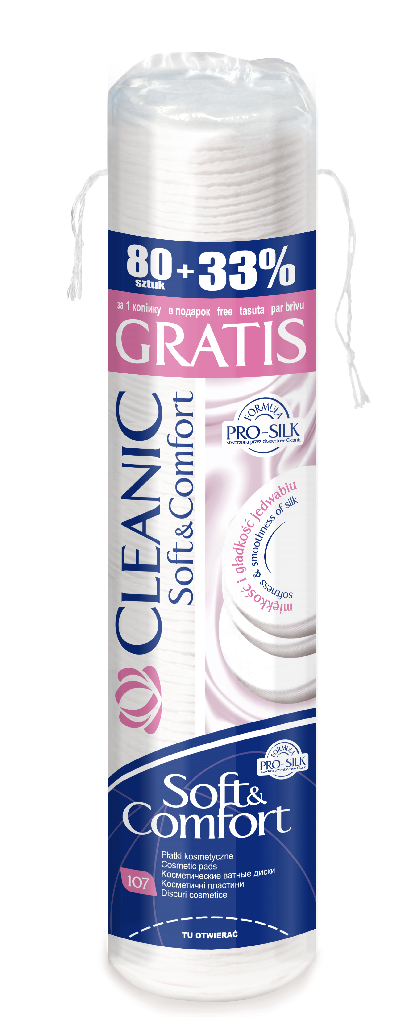 CLEANIC Blazinice Soft&Comfort 107 komada | Online prodaja | Ananas