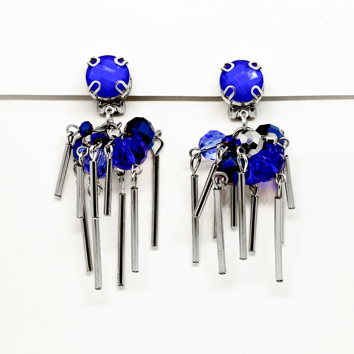 BRANIC JEWELRY Minđuše sa plavim kristalima Giselle | Online prodaja ...