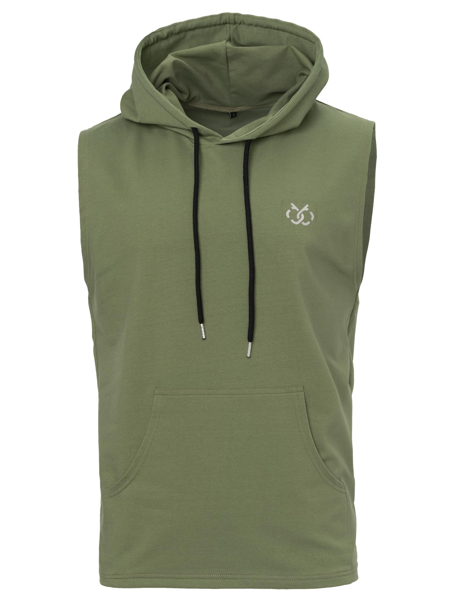 BRILLE Muški duks bez rukava Boxer Sleeveless Hoodie maslinasti ...