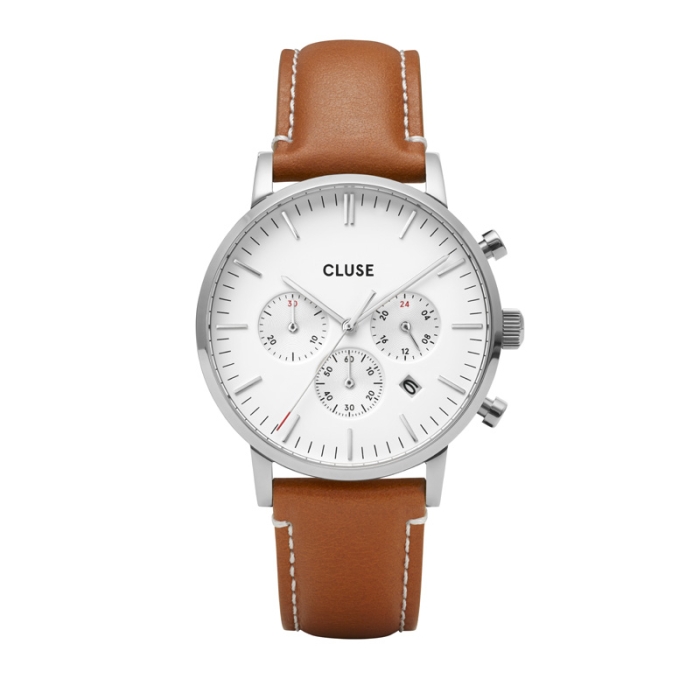 CLUSE Ručni sat Aravis Chrono Leather MEN CW0101502003 | Online prodaja ...