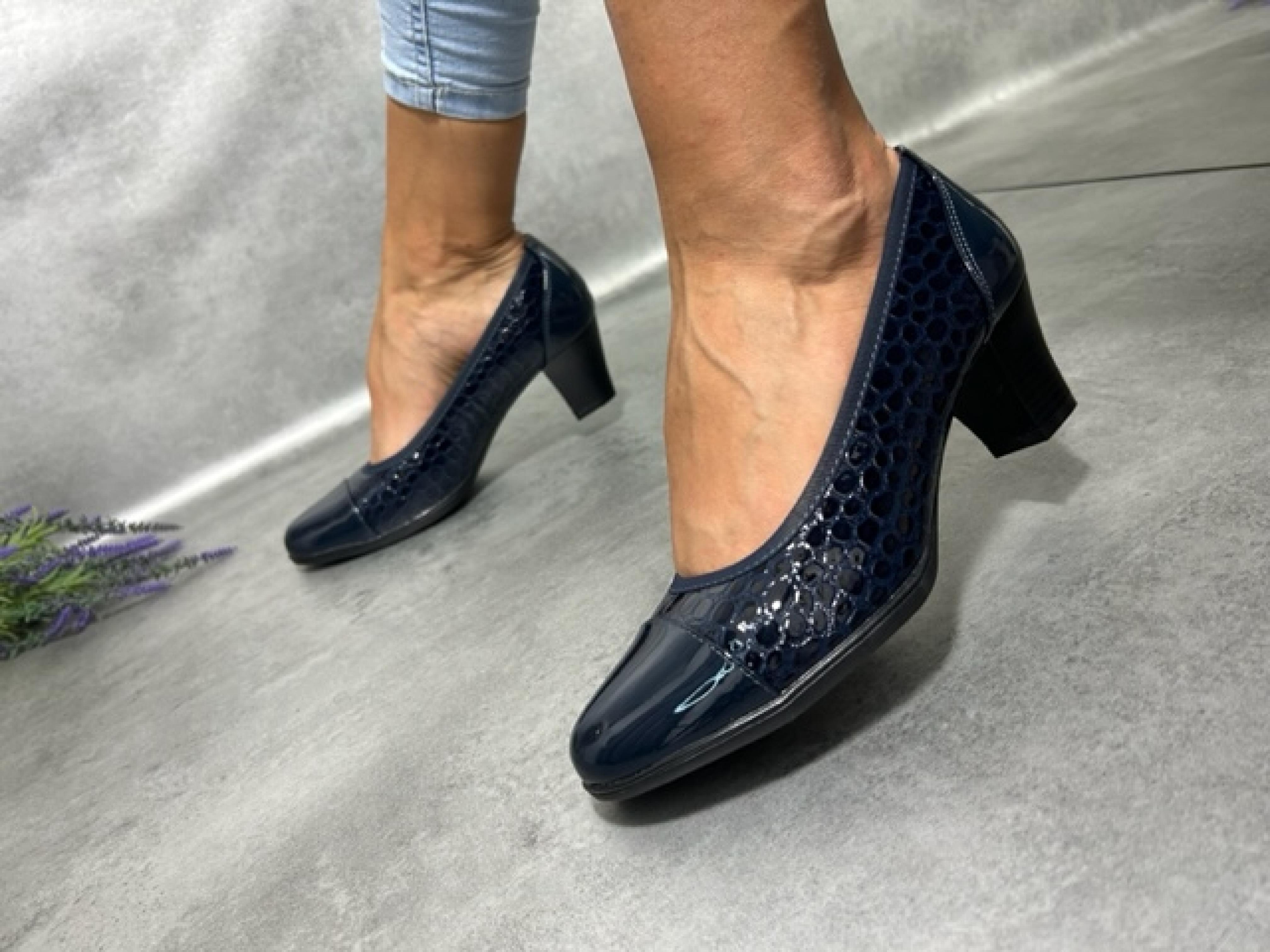 EMELIE STRANDBERG Ženske lakovane cipele teget | Online prodaja | Ananas