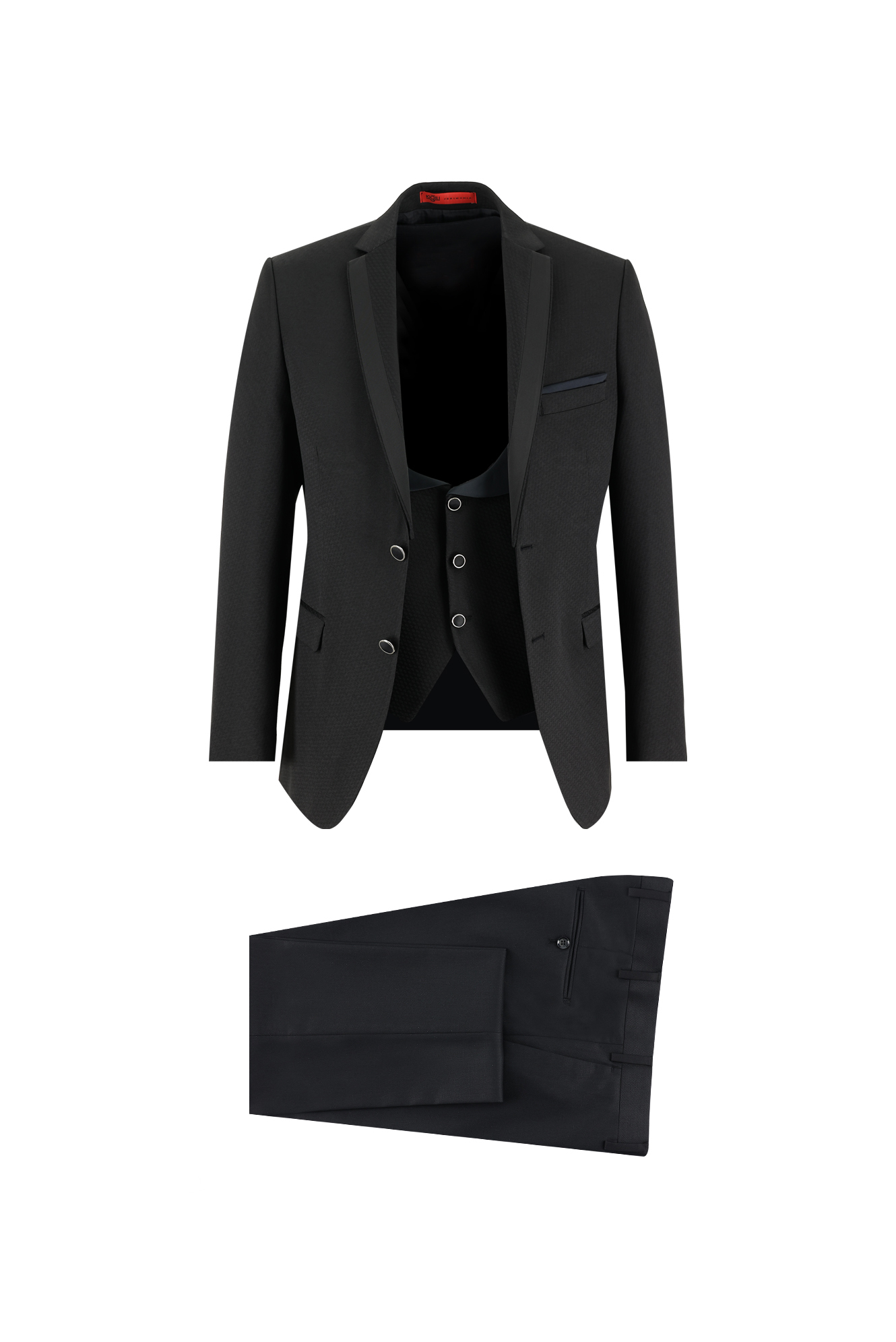 Kiğılı Muško smoking odelo sa mono kragnom, Crno | Online prodaja | Ananas