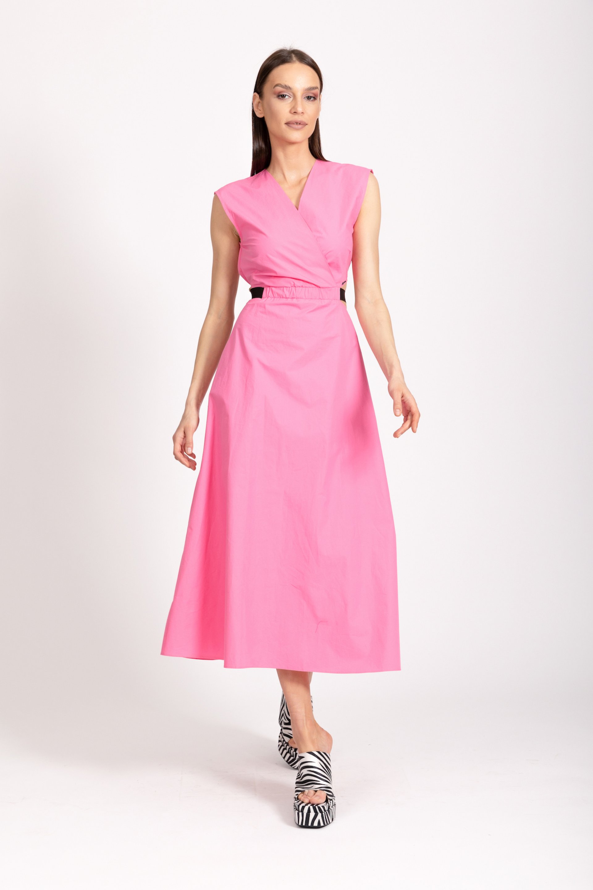 PS FASHION Ženska haljina YYBCHALJ076I 01 roze | Online prodaja | Ananas