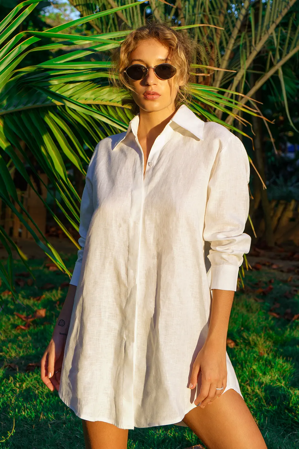 ZOLIE COLLECTION Ženski košulja Hanna bela | Online prodaja | Ananas