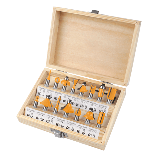 TOLSEN Set karbidnih glodala 15/1 75681 narandžasti | Online prodaja | Ananas