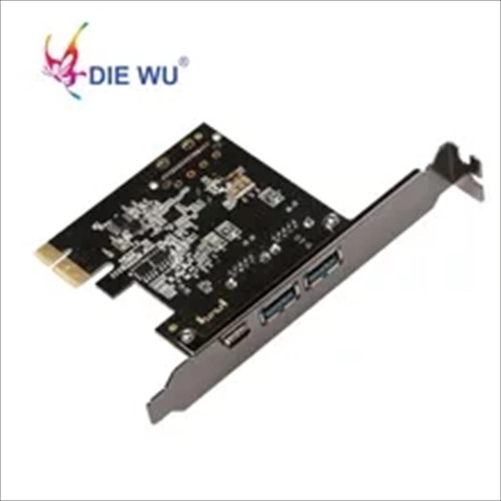 DIEWU TECHNOLOGY Конвертор pci-e to 2 x usb 3.0 + Type-c diewu txb055 ...
