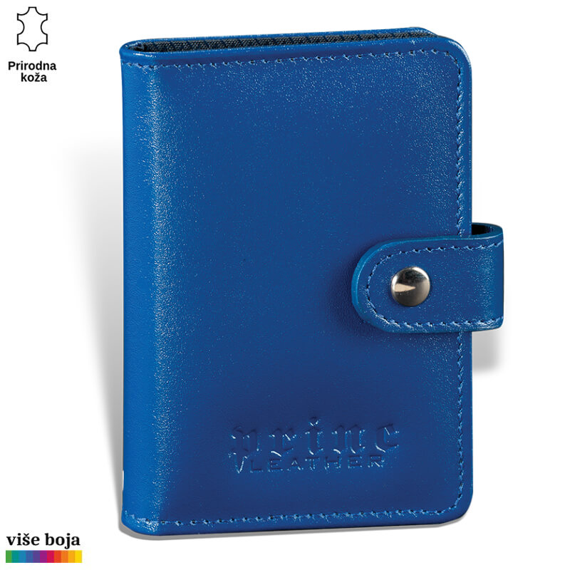 Princ Leather Novčanik za kartice, Plavi | Online prodaja | Ananas