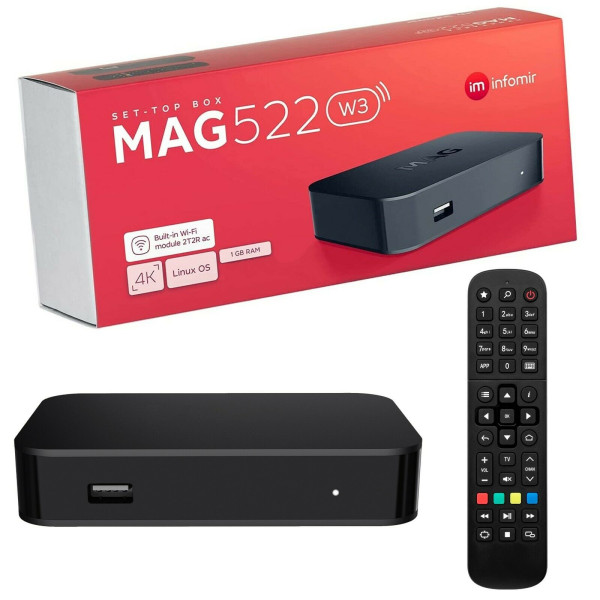 INFOMIR Set-top box IPTV MAG522W3 crni | Online prodaja | Ananas