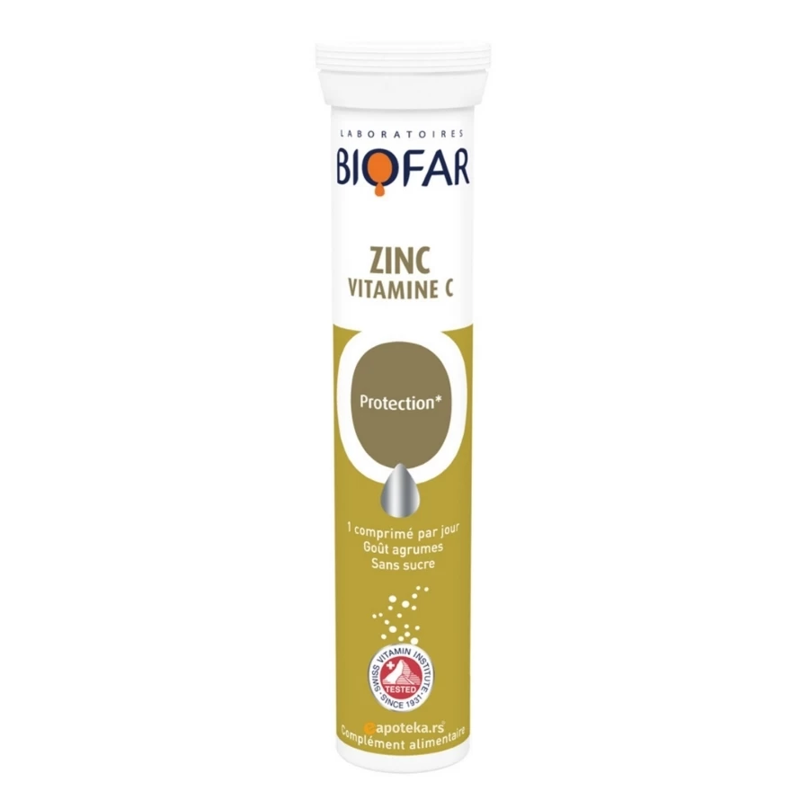 BIOFAR Cink+Vitamin C, 20 Eff | Online prodaja | Ananas