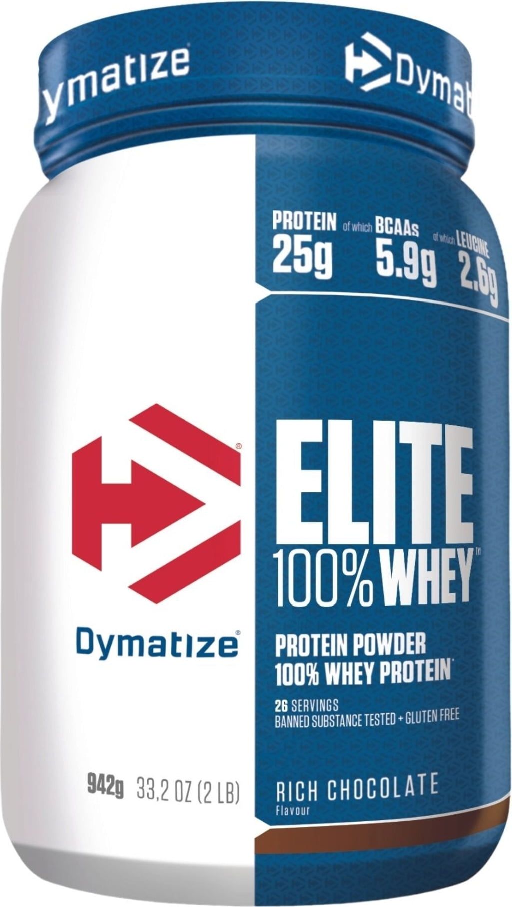 DYMATIZE Protein Elite 100% Whey, Čokolada, 907g | Online prodaja | Ananas