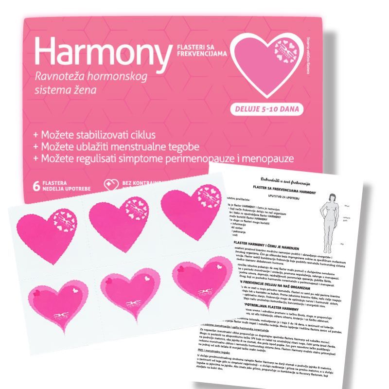 Harmony flasteri sa frekvencijama za balans hormonskog sistema žena 6/1 ...
