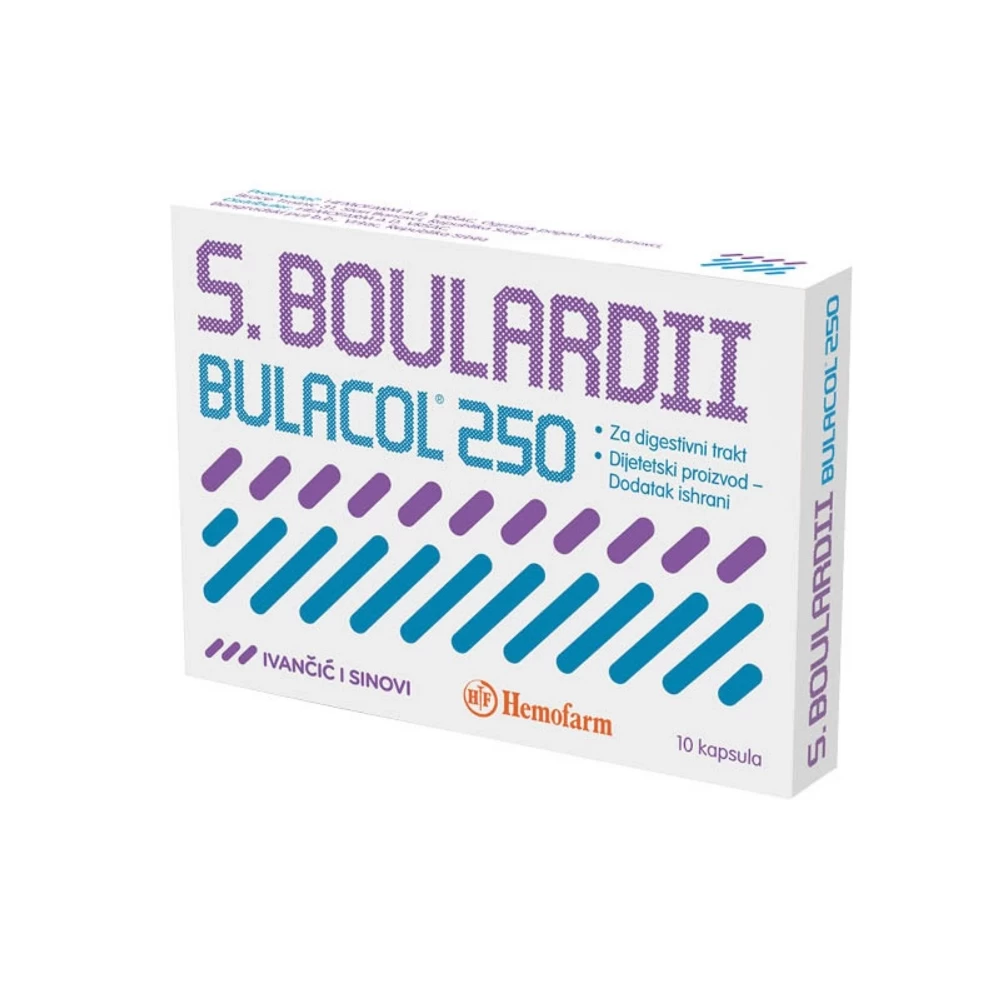 HEMOFARM Probiotik S.Boulardii Bulacol 250 10 kapsula | Online prodaja ...