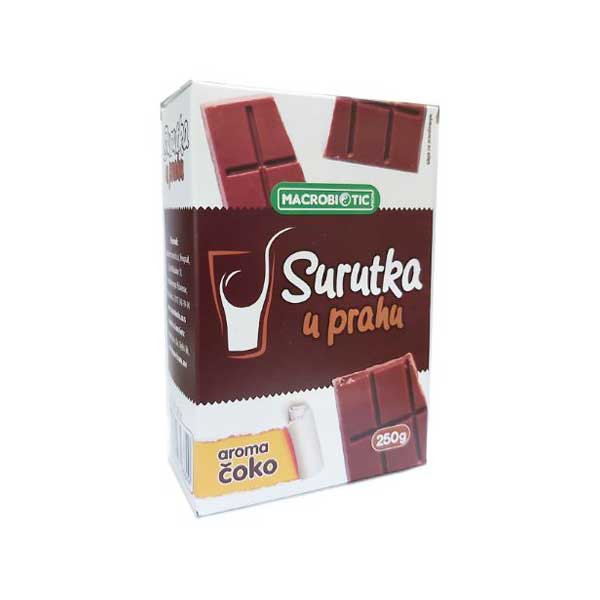 MACROBIOTIC Surutka u prahu sa aromom čokolade 250g | Online prodaja ...