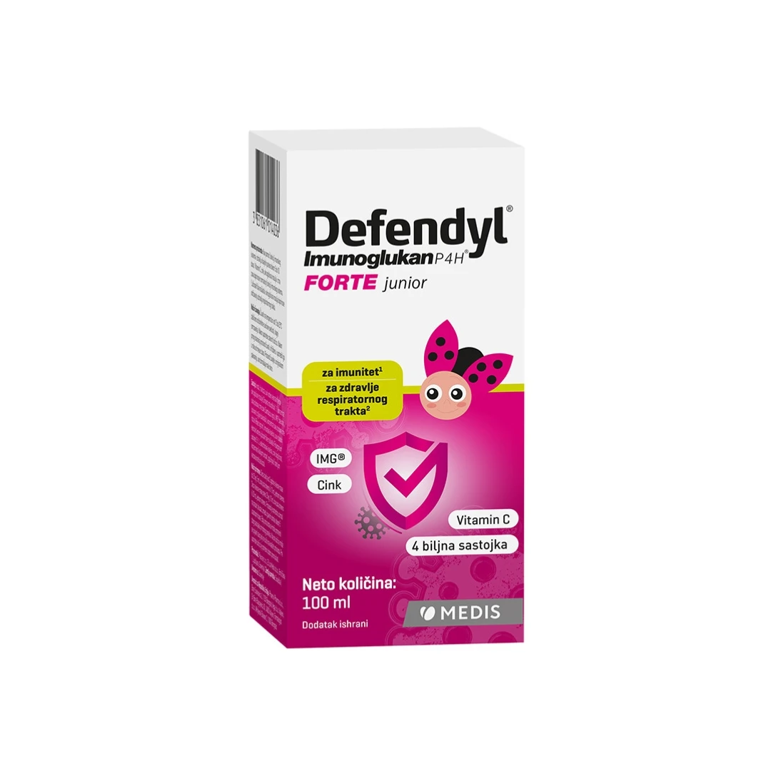 MEDIS Sirup za jačanje imuniteta Defendyl Imunoglukan Forte P4H 100 ml ...