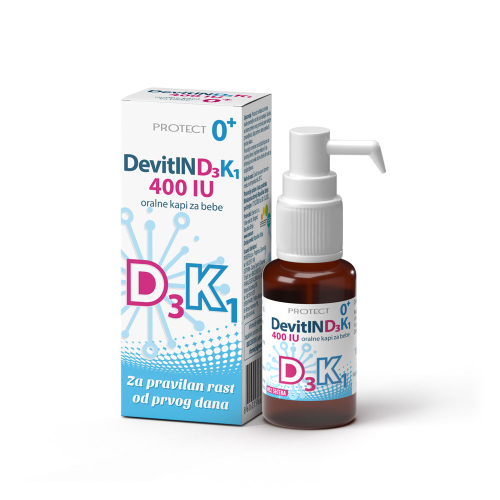 Devitin D3K1 ralne kapi za bebe 10ml | Online prodaja | Ananas