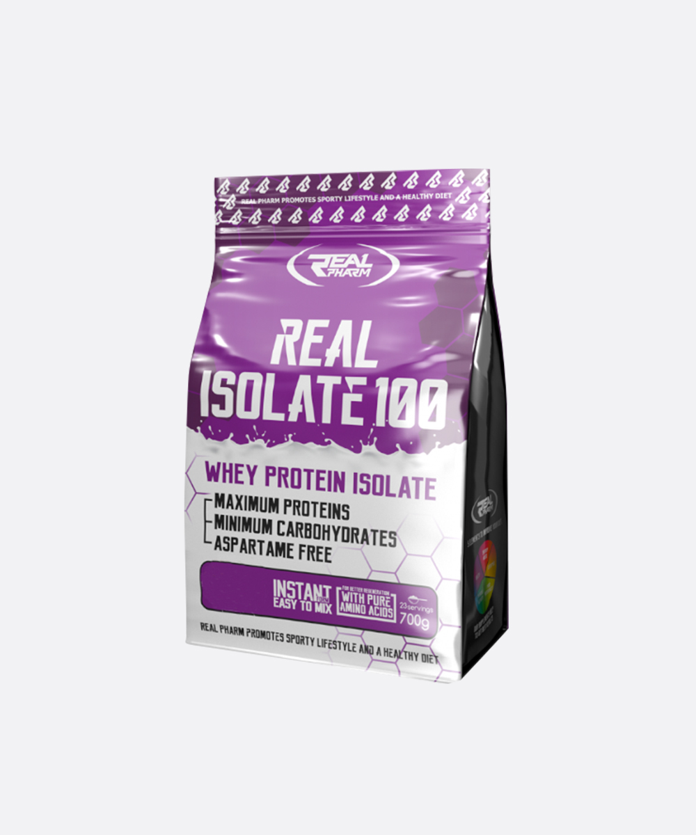 REAL PHARM WHEY Протеин ISOLATE 100%, ванила, 700г. | Најголема онлајн ...