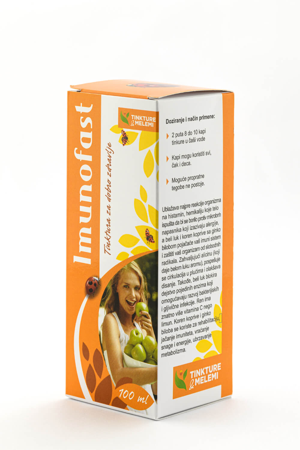 TINKTURE & MELEMI Imunofast Tinktura za imunitet, 100 ml | Online ...