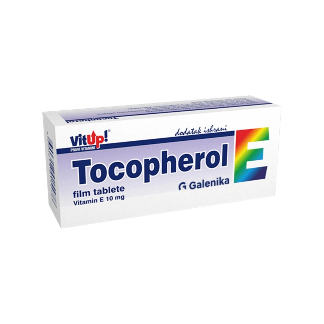 VitUp!® Tocopherol Vitamin E 10 mg - 30 Film Tableta | Online prodaja ...