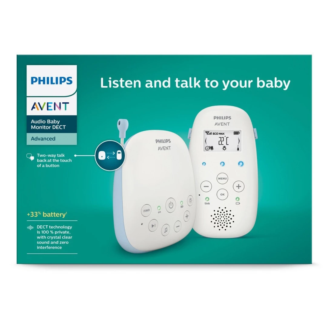 PHILIPS AVENT Bebi alarm DECT audio monitor plavo-beli | Online prodaja ...