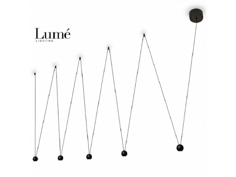 ARIA LED Luster 25 5*4W 3000K crni | Online prodaja | Ananas